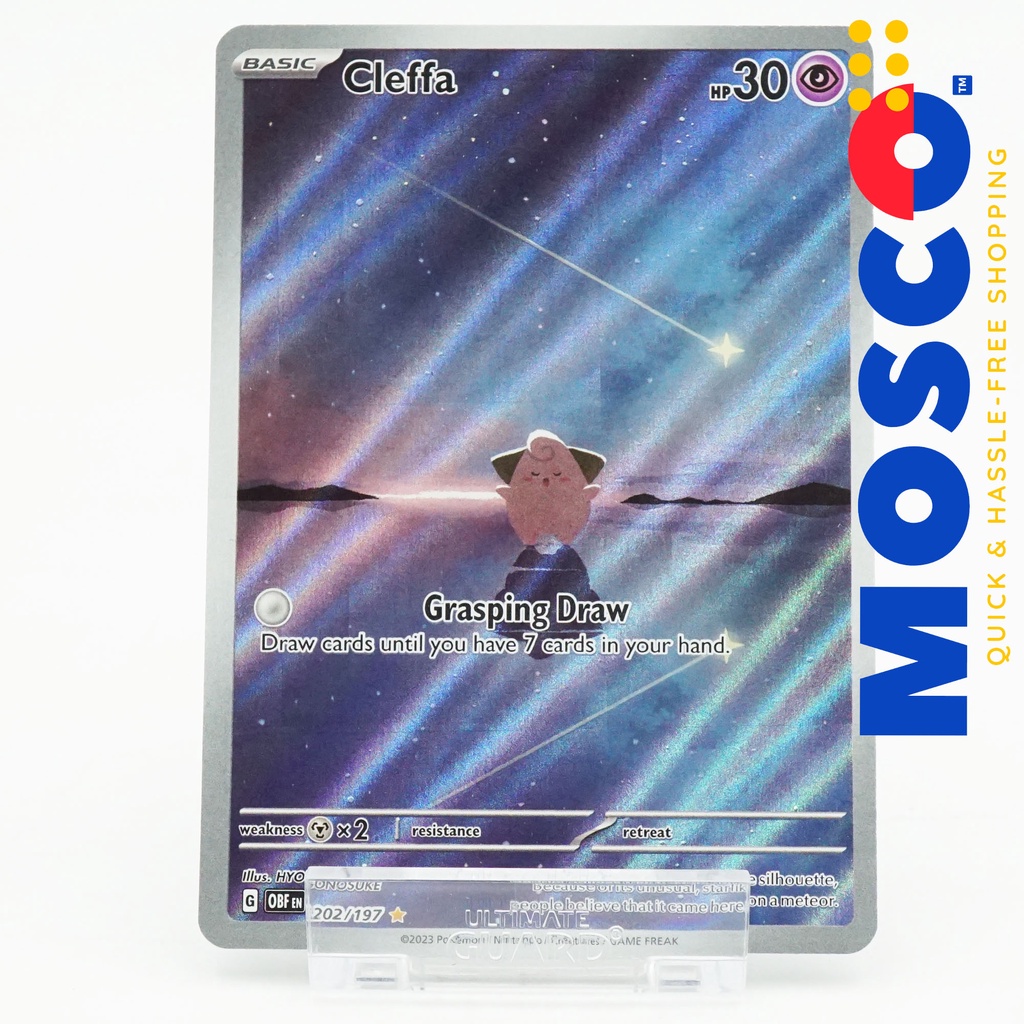 Cleffa - 202/197 - Illustration Rare Obsidian Flames | Pokemon TCG | Shopee Philippines