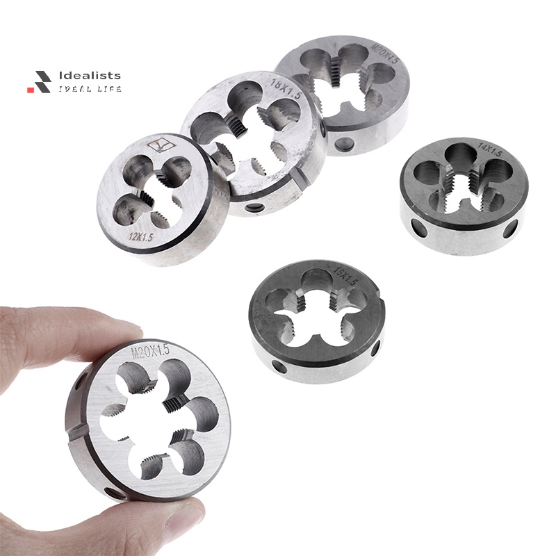 Idealist M12 M14 M16 M18 M20 metric HSS thread die hand tap pitch 1.5mm ...