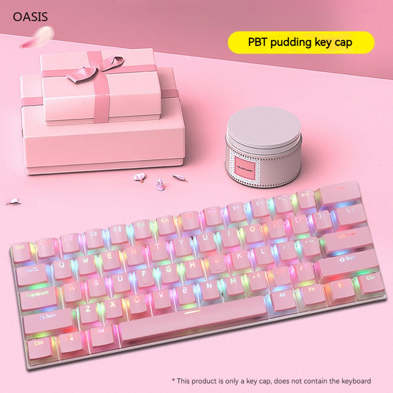 104 Keys PBT Pudding Keycaps, Keycap Set for Mechanical Keyboards ...