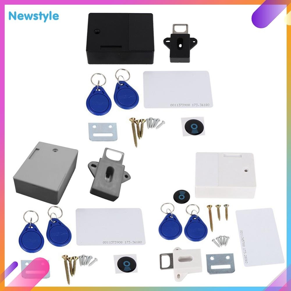 T3 Cabinet Smart Locks Invisible Sensor RFID IC Card Shoe Drawer Door ...