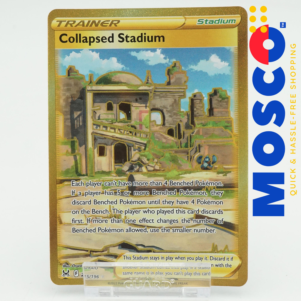 Collapsed Stadium - 215/196 - Secret Rare Sword & Shield: Lost Origin ...