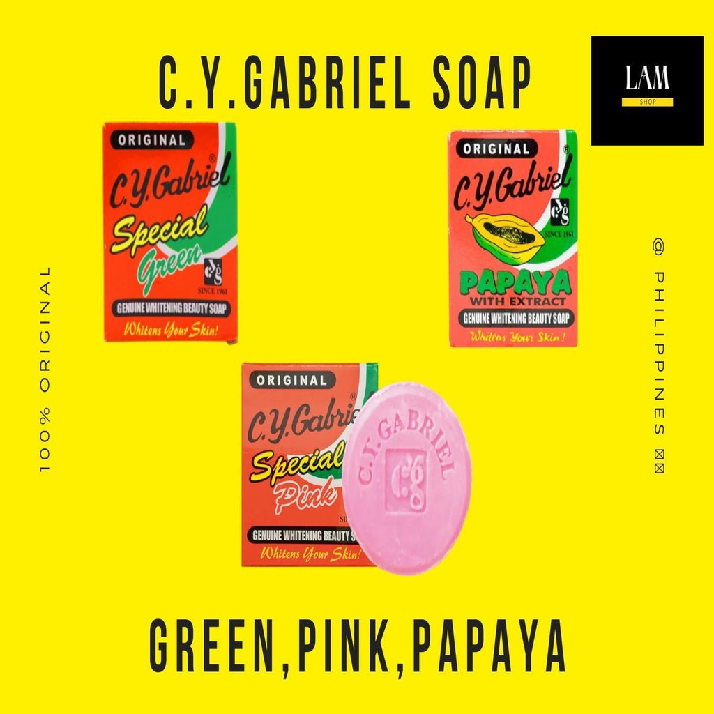 Original C.Y Gabriel Medicated Genuine Whitening Beauty Soap CY Gabriel ...