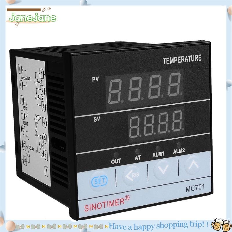 【janejane】SINOTIMER MC701 Digital PID Temperature Controller Waterproof ...