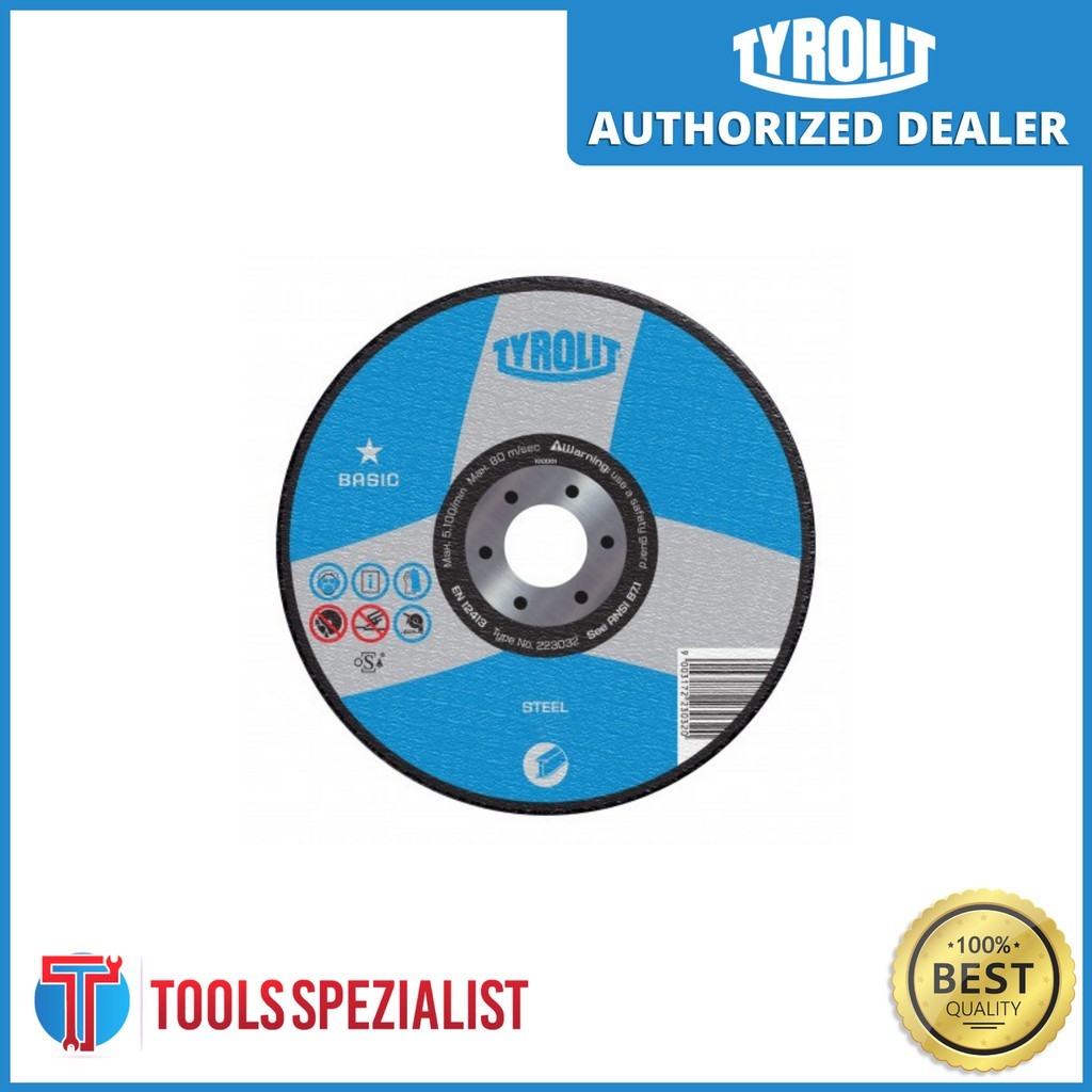 TYROLIT BASIC CUTTING DISC STEEL 7" | Shopee Philippines