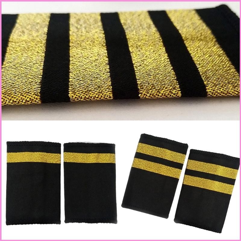Royal 1Pair Professional Pilot Epaulets Aircraft Captain Uniform ...
