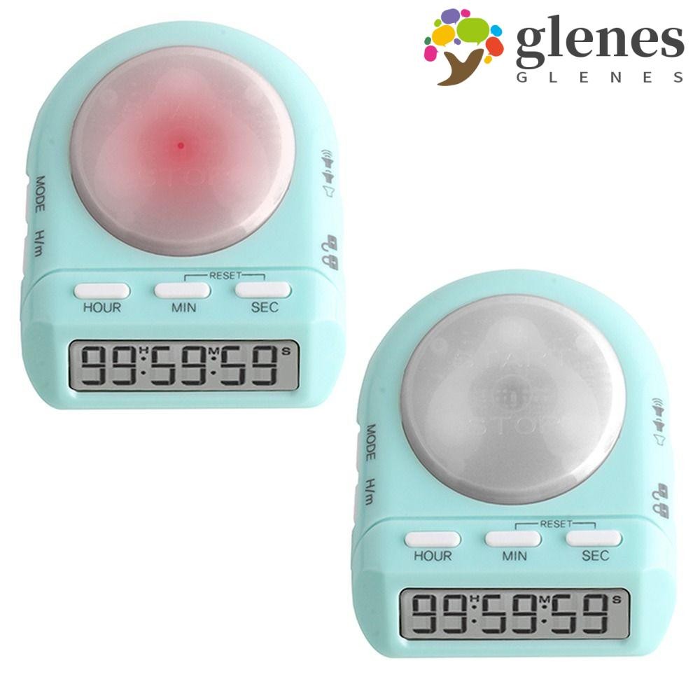 GLENES Digital Kitchen Timer, 45° Display LCD Screen Security Lock ...