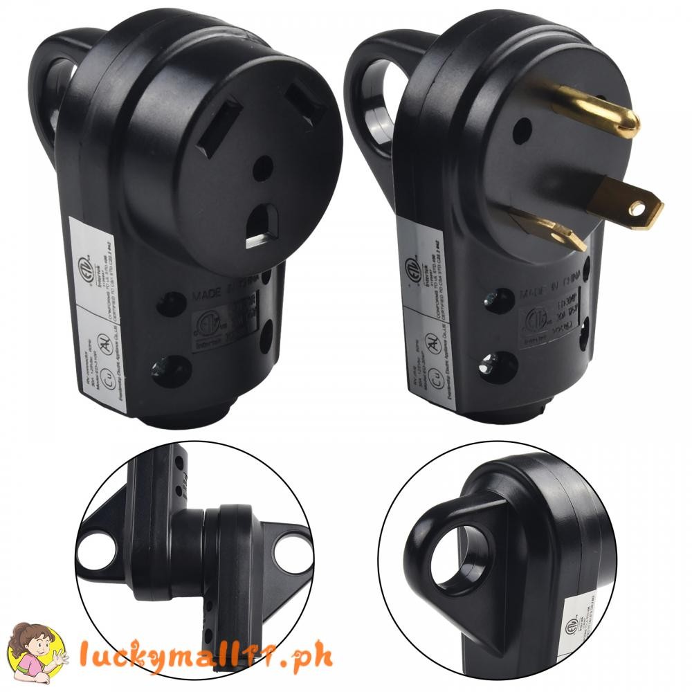 Heavy Duty RV 30 Amp Male&Female Receptacle Plug Replacement for ...