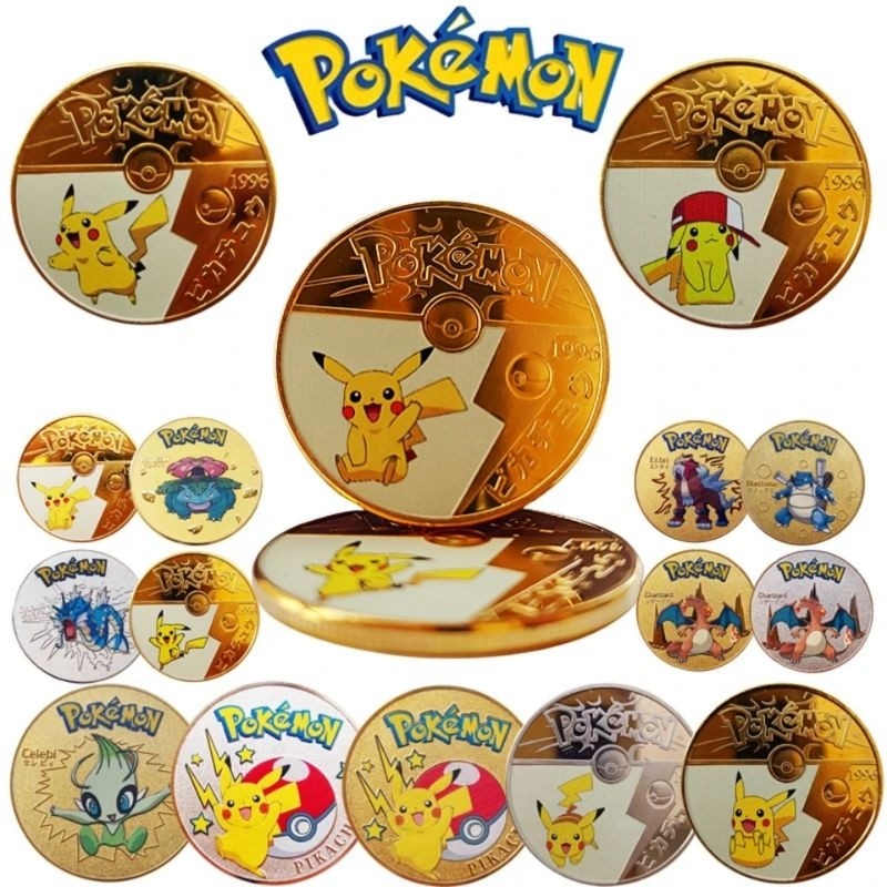 Limited Edition Collectible Pokemon Commemorative Coins Pikachu ...