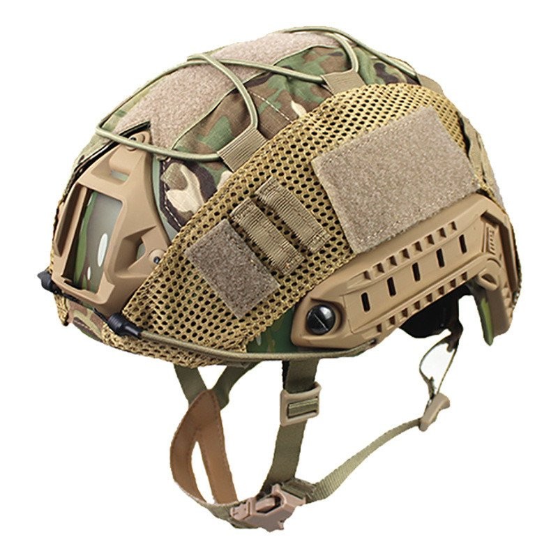 FAST Camouflage Helmet Cover with Elastic Cord for Disguise CP Russian ...