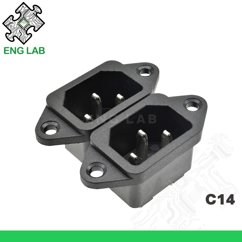 Englab★c14 Ac Female Connector Rating 10a 250v Pdu Style For Electric
