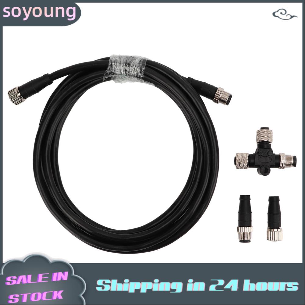 Soyoung Backbone Drop Cable Tee Connector Terminator Kit 5Pin M12 ...