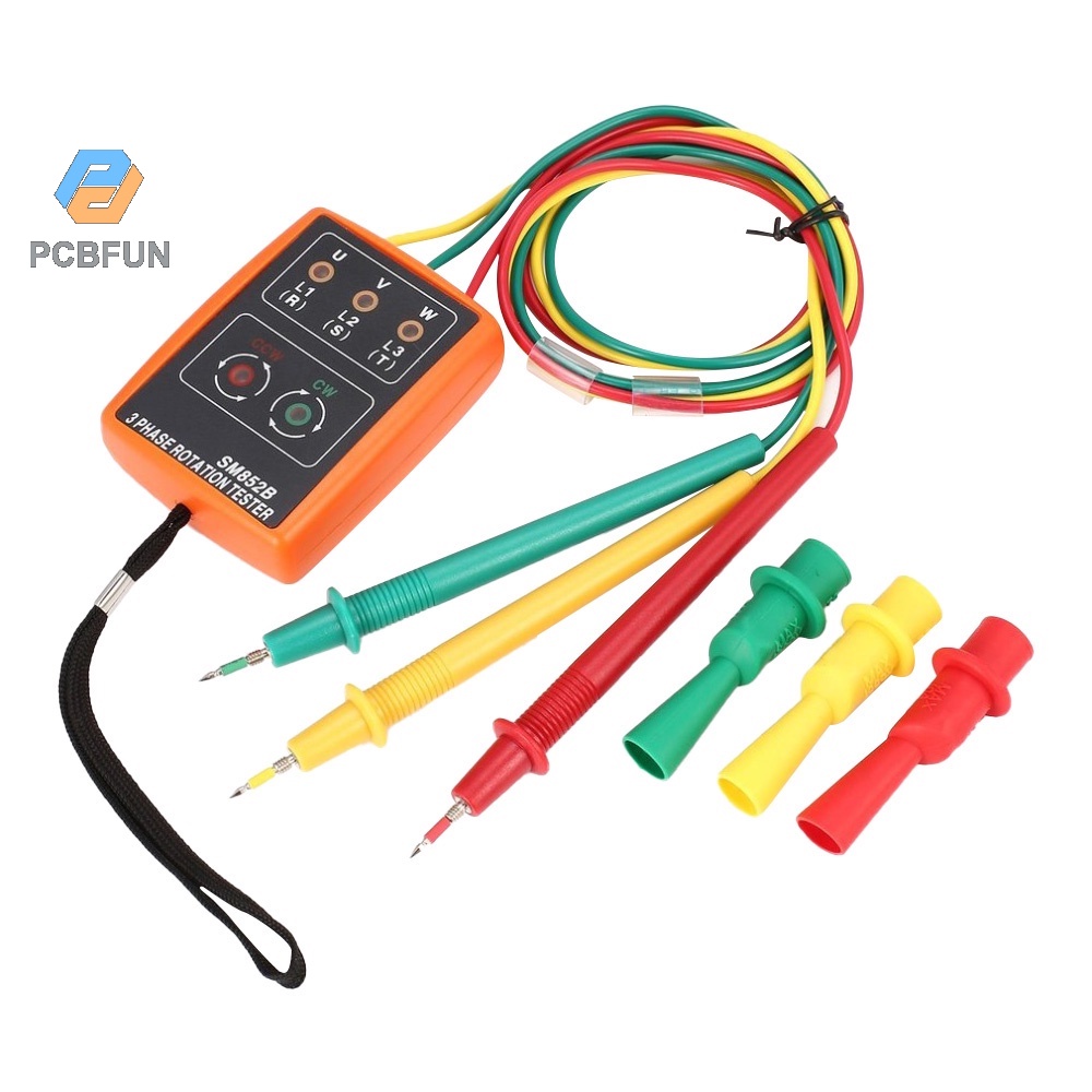 Pcbfun Sp8030 3phase Digital Phase Indicator Detector Phase Sequence ...