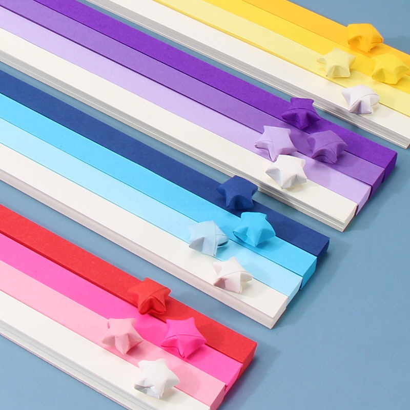 540 Pcs Colorful Paper Origami Stars DIY Origami Stars, Star Folded ...