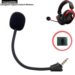 3.5mm Headset Mic Cable for HyperX Cloud 1 2 II X Core Pro Silver Mix ...