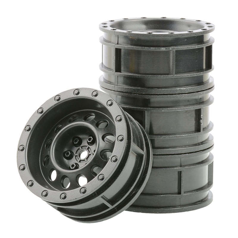 RC 4pcs Wheel Plastic Rim Fit HSP HPI 1:10 On-Road Racing Car Tires ...