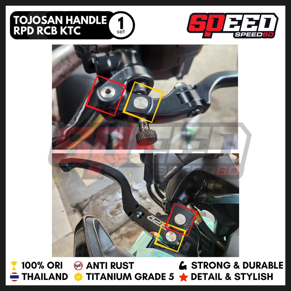 Rcb KTC RPD Handle Tojosan Bolts Grade 5 Titanium Probolt Thailand King Nut Bolts | Shopee ...