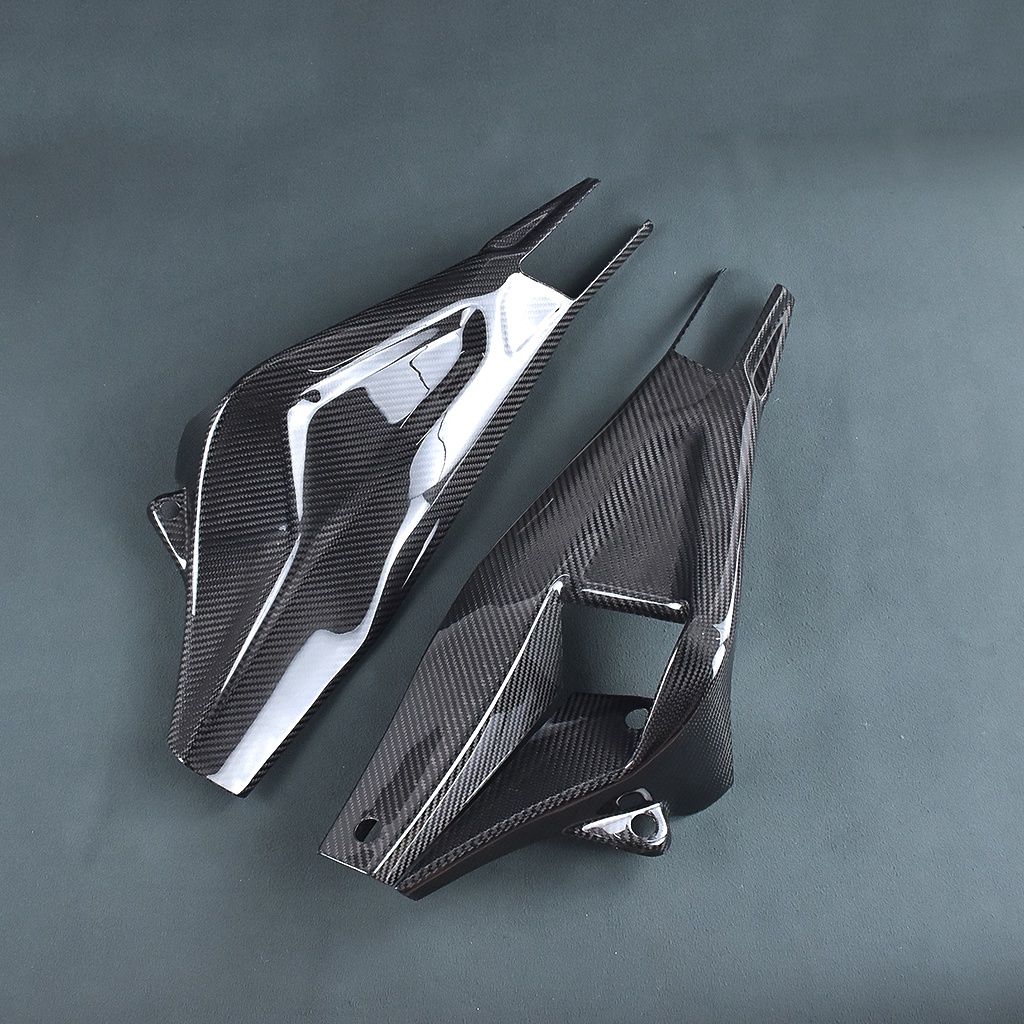 100% Carbon Fiber Motorcycle Full Swingarm Cover Swing Arm Protector ...