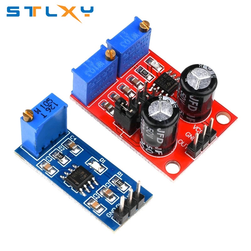 NE555 Pulse Frequency Duty Cycle Adjustable Module Square Wave 5V-12V ...