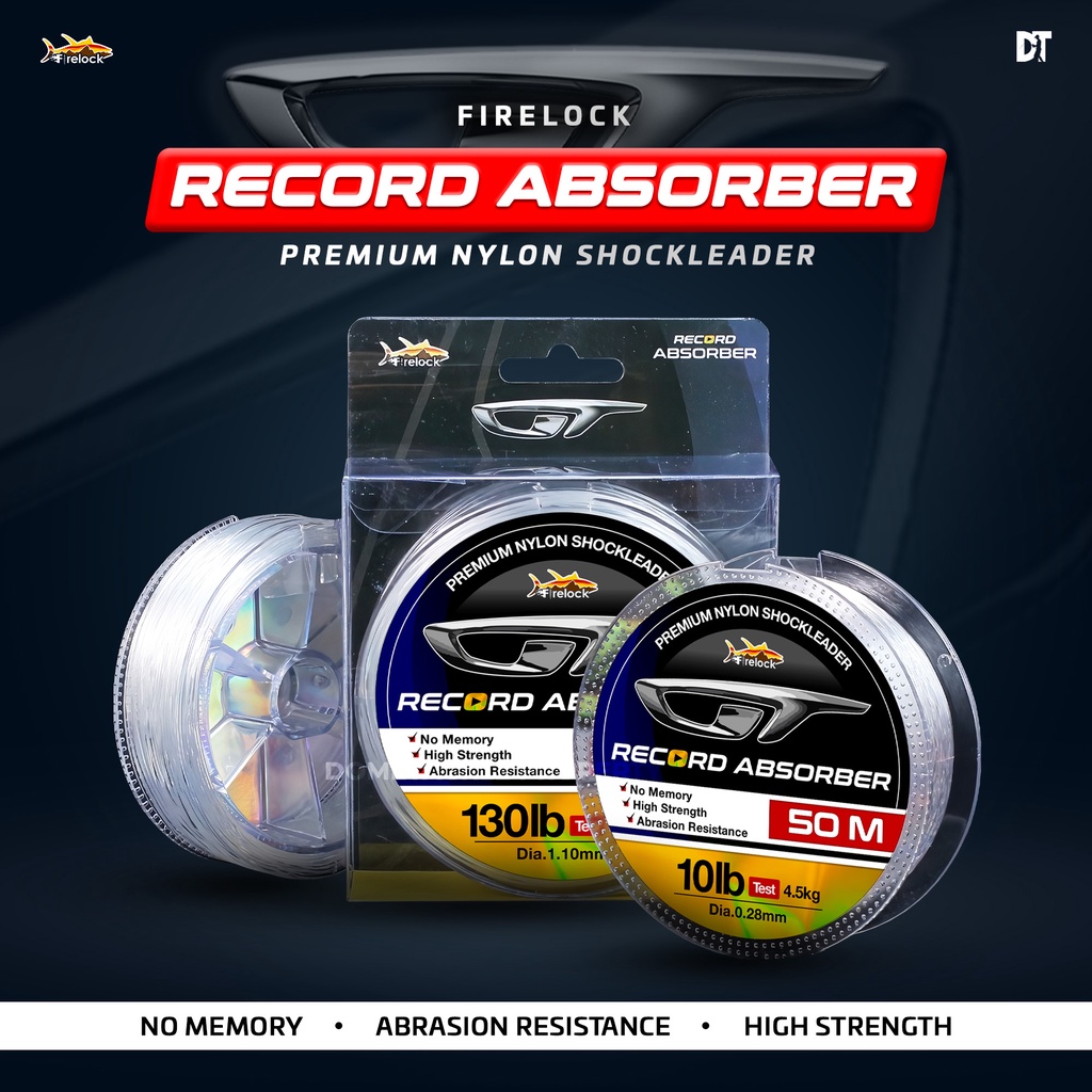 FIRELOCK SHOCK LEADER RECORD ABSORBER | PREMIUM NYLON SHOCK LEADER GT ...
