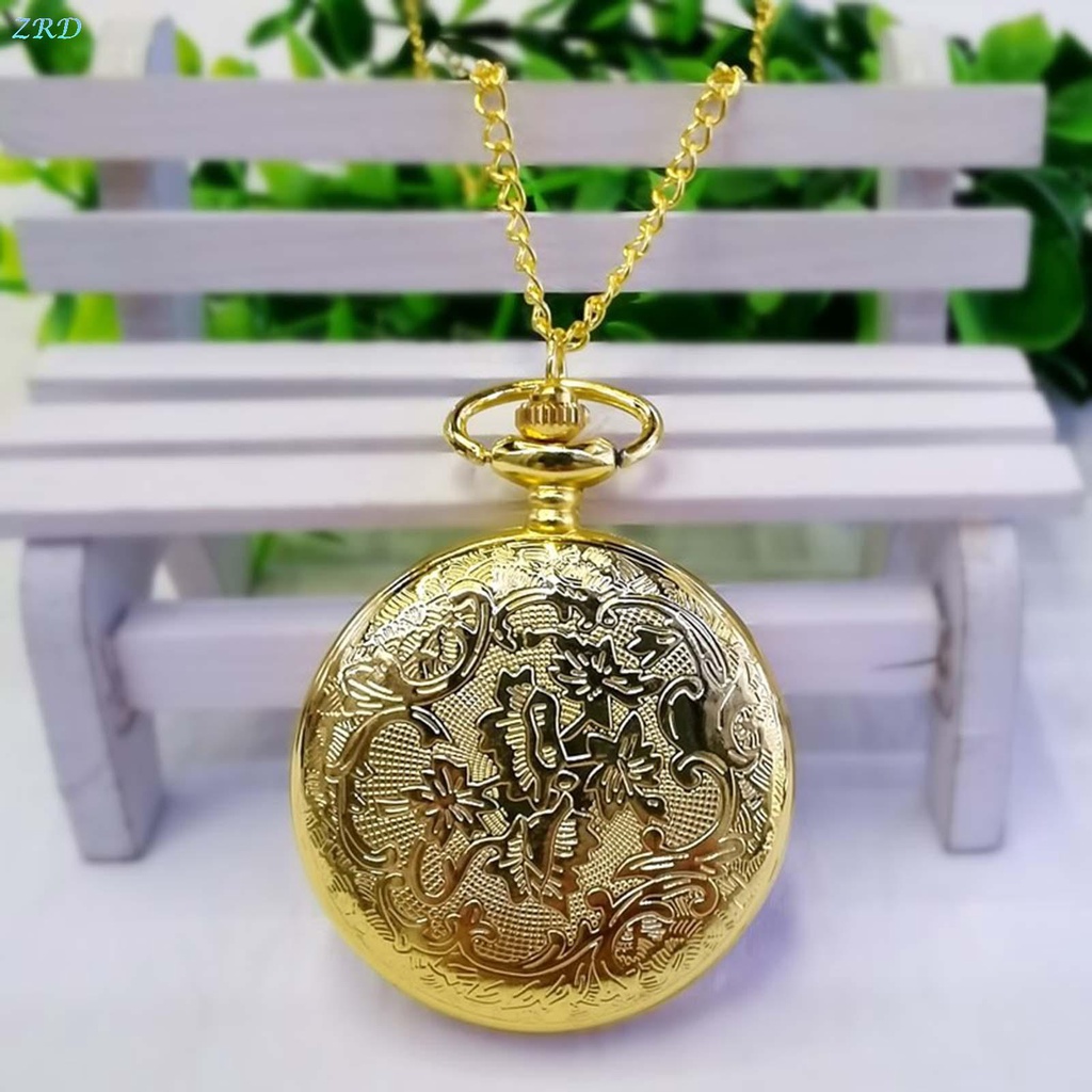 Antique Vintage Pocket Watch Quartz Pocket Watches with Chain | Shopee ...
