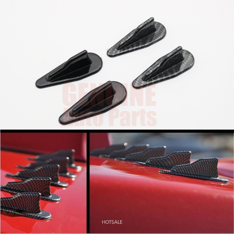 【GenuineAUTO】10 Pcs Air Vortex Generator Diffuser Shark Fin Kit for ...