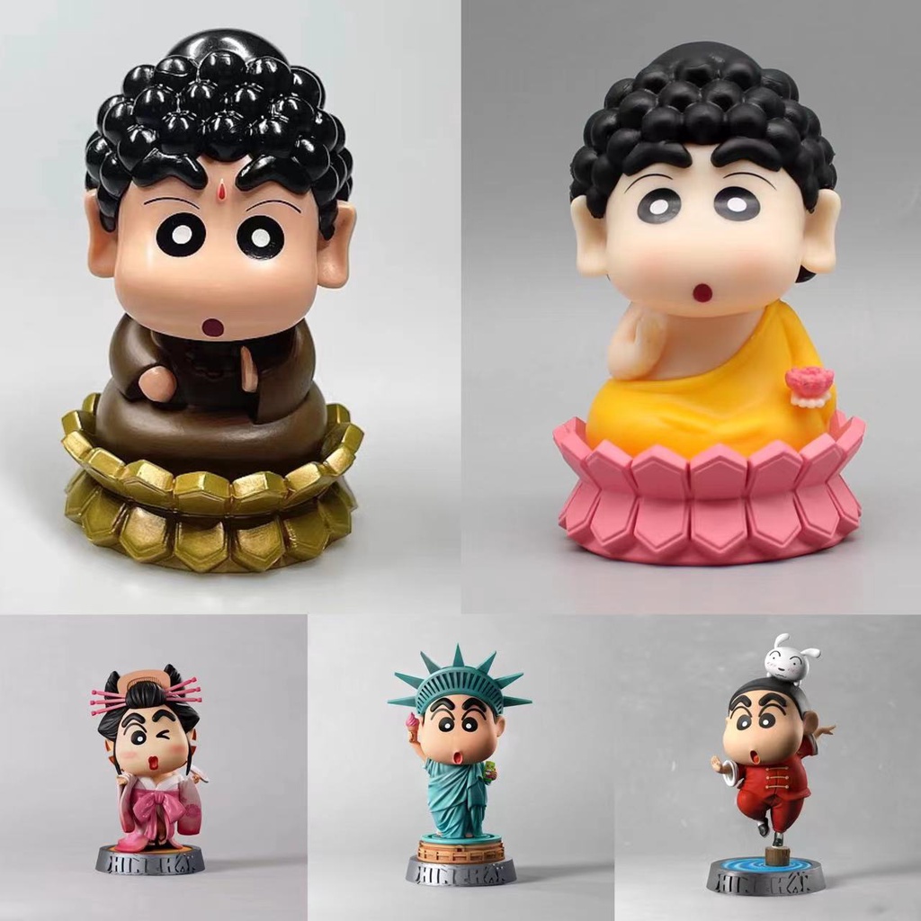10.5cm Crayon Shin-chan Cosplay Series Sakyamuni Shin chan Action ...