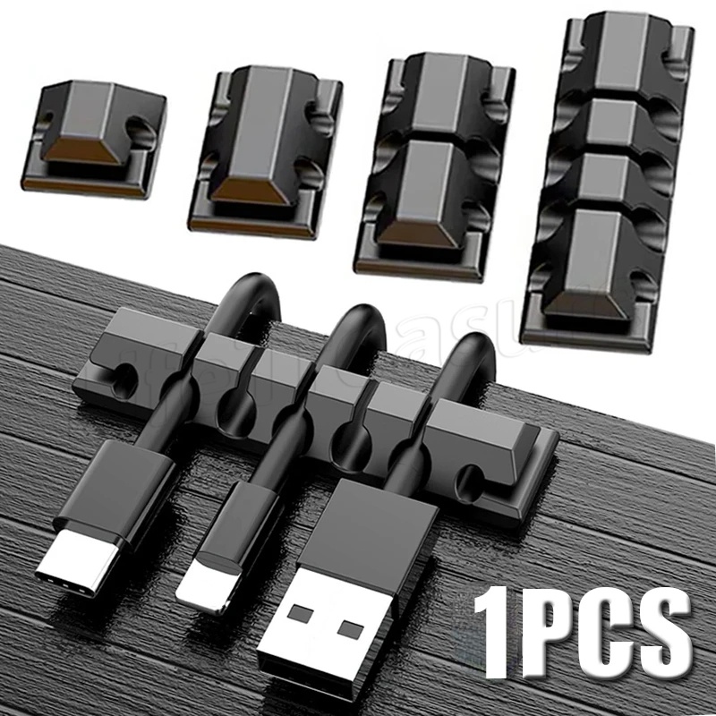 [ Featured ] 1/2/3/5/7 Holes USB Charging Line Winder Clip / Mouse Keyboard Wire Tidy Management ...