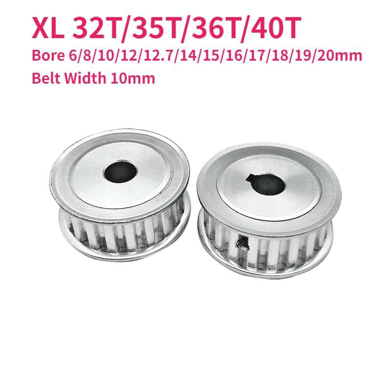 1pcs XL Timing Pulley 32T/35T/36T/40 Teeth Bore 6/8/10/12/12.7/14/15/16 ...