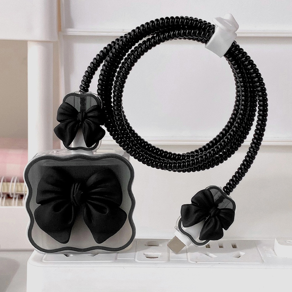 Cable Protector Case Charger Adapter Organizer Bite Cutting Anti Bite Cable Cord for iPhone PD ...