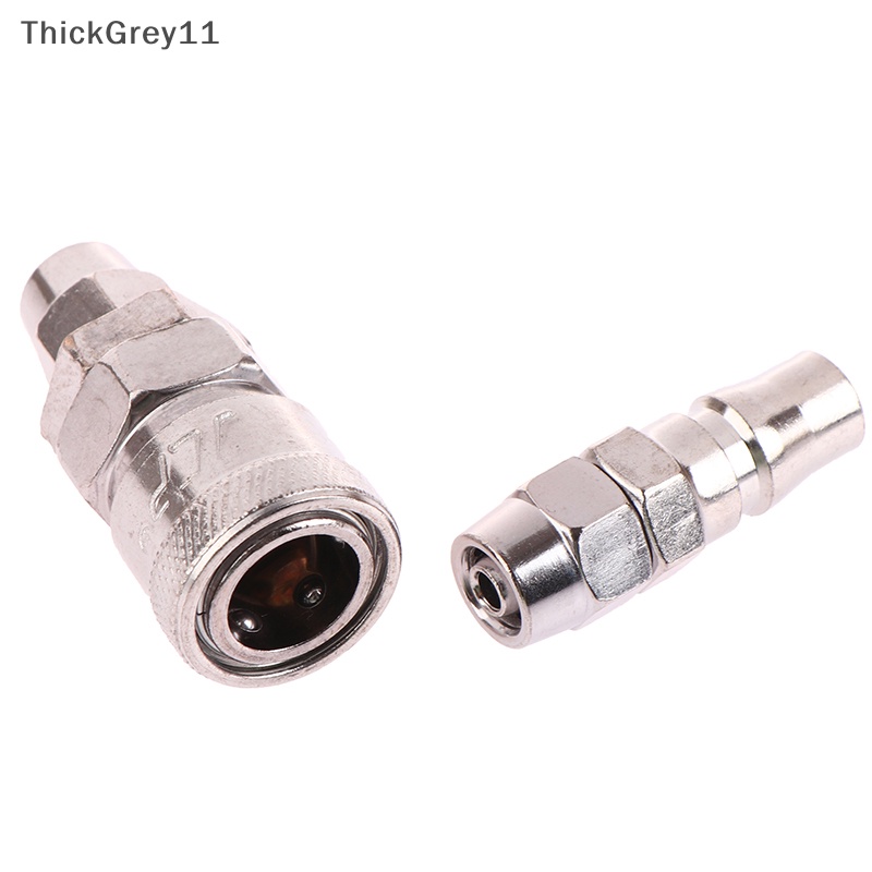 Tk 2Pcs Pneumatic Fitg C Type High Pressure Coupling 8mm Hose Barb Air ...