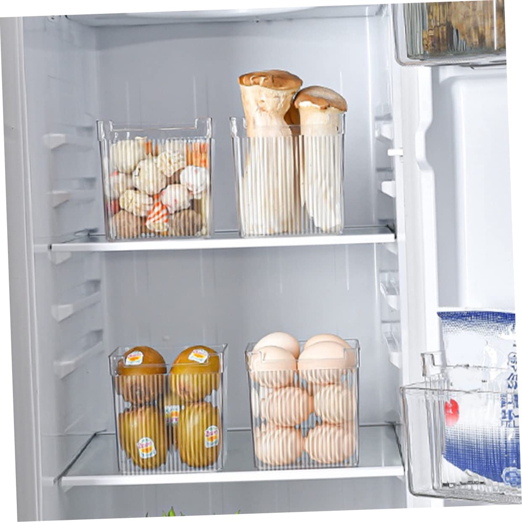 Refrigerator Side Door Square Storage Box Vegetable and Egg Sorting ...