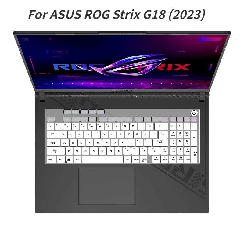 Laptop Keyboard Cover Skin For ASUS ROG Strix G18 (2023) G814JZ G814JV ...