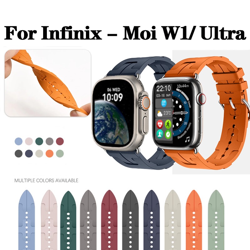 Soft Silicone Strap Infinix - Moi W1 Smart Watch Silicone watch band ...