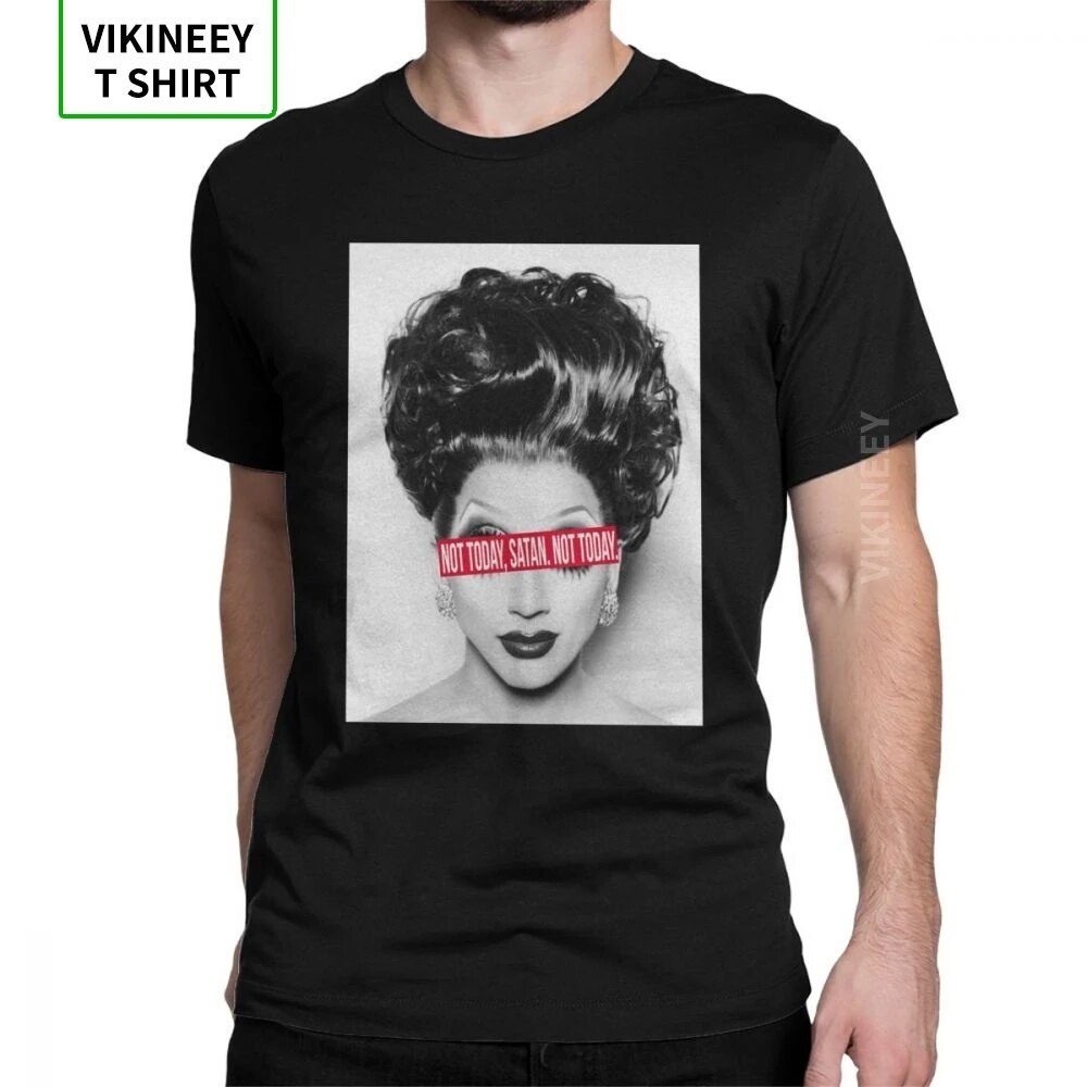 RuPaul Not Today Satan Not Today RuPaul's Drag Race Men T Shirt Simple ...