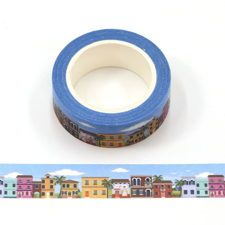 Colorful House Washi Tape 15mm x 10m | Shopee Philippines