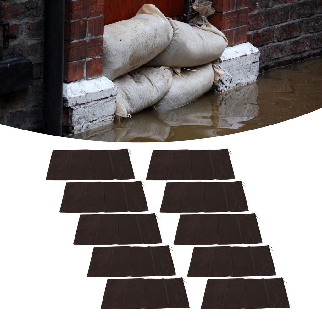 10pcs Flood Sandbags Professional Empty Rain Proof Flood Control ...