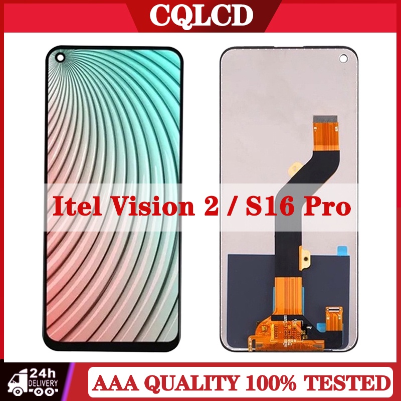 For Itel Vision 2 LCD S16 Pro LCD Display Touch Screen Digitizer ...