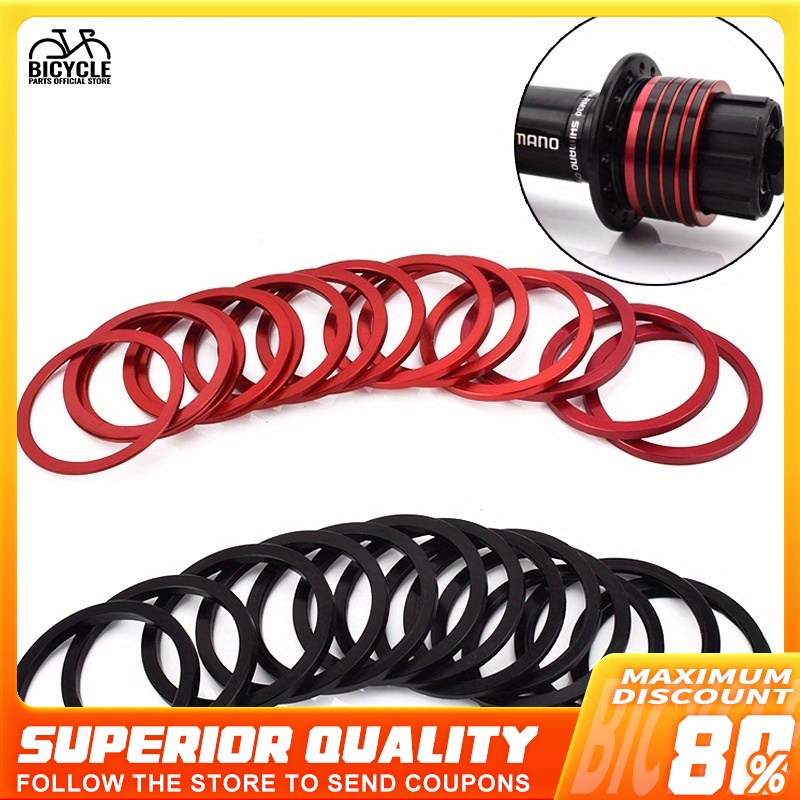 Bike Hub Washer for Cassette Sprockets Freehub Spacer Bike 1/1.5/2/2 ...