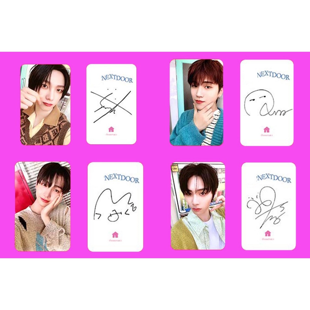 6pcs BOY NEXT DOOR WHY Photocards SEASONS GREETINGS Album Special Edition LOMO Cards BOYNEXTDOOR ...