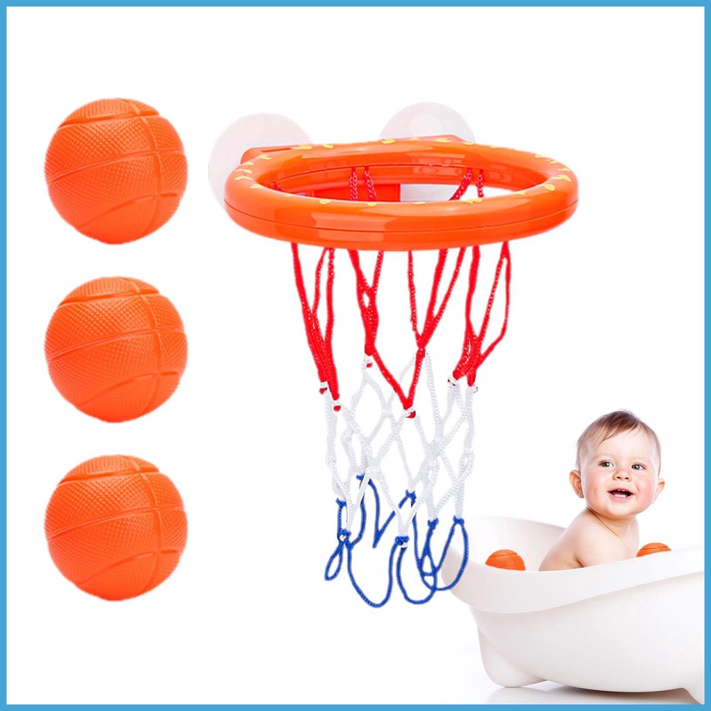 Mini Bathroom Basketball Hoop 4pcs Basketball Hoop Bathroom Kids Toys ...