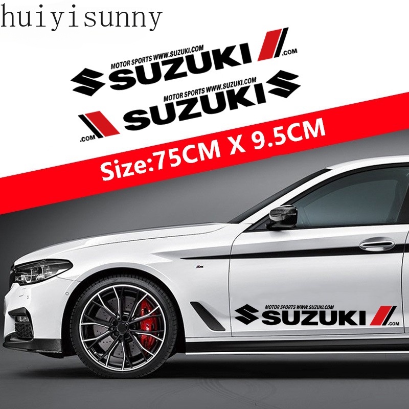 HYS Suzuki Car Waterproof Stickers Auto Door Side Body Decor Decals ...