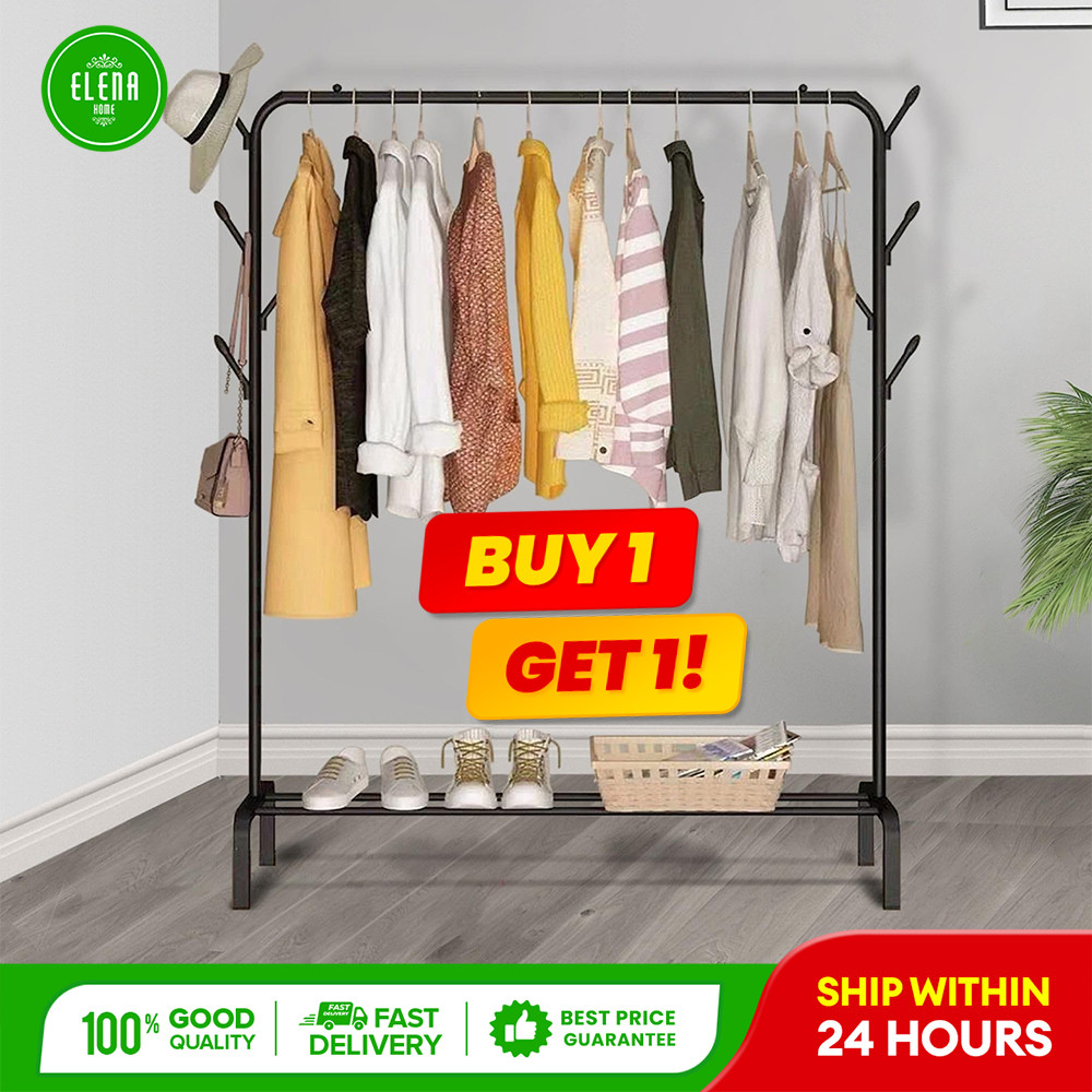 Elena BUY 1 TAKE 1 Stainless Steel Clothes Hanger Stand Dress Display ...