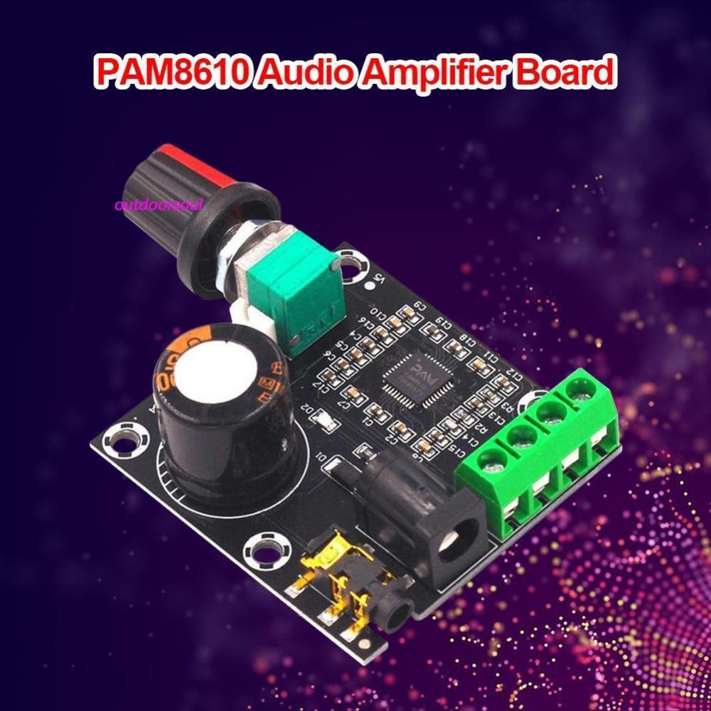 PAM8610 Class D Digital Stereo Audio Amplifier Module 2x15W 2.0 Channel 12V DC # [outdoorsoul.ph ...