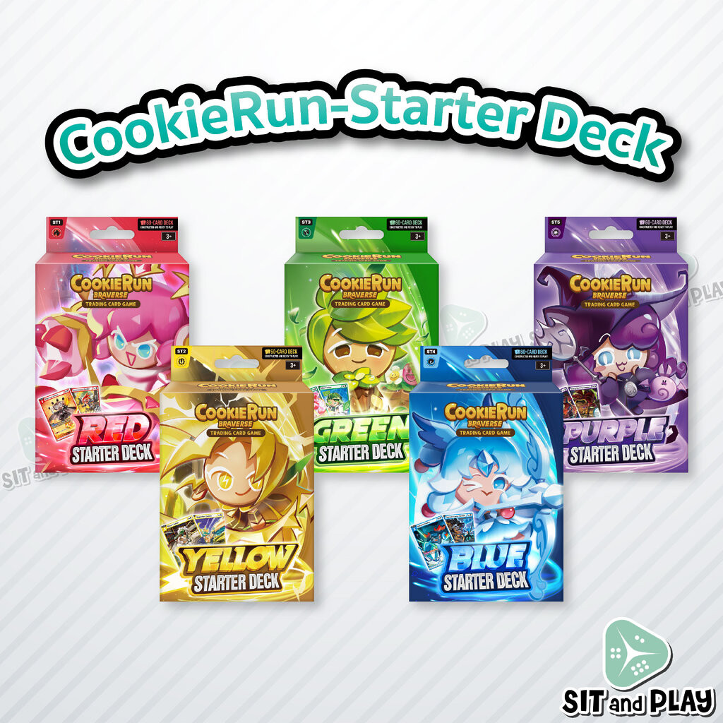 CookieRun Braverse TCG-Starter Deck Ready To Play Cookie Run Card Game ...
