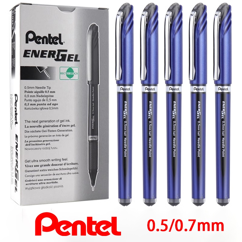 Japan Pentel BLN25 Gel Pen Quick-drying Black Water Pen 0.5mm Smooth ...