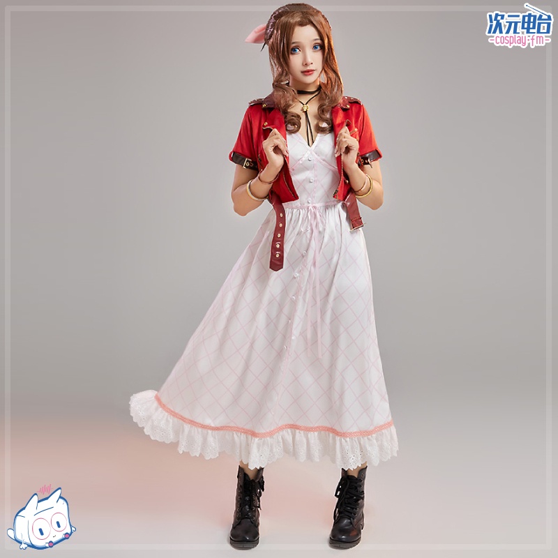 CosplayFM Final Fantasy VII cos Aerith Gainsborough cosplay Costume ...