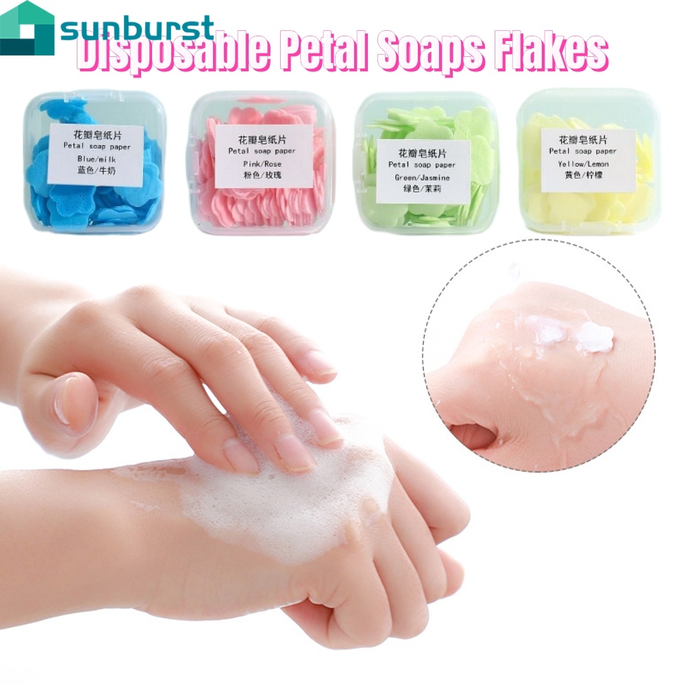 Disposable Petal Soaps Flakes / Mini Children Skin Friendly Hand ...