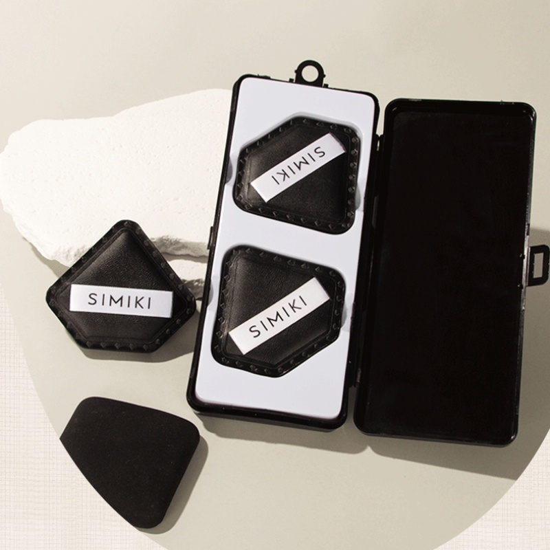 SIMIKI Cushion Powder Puff Black Pineapple Cushion Powder Puff Set Wet ...