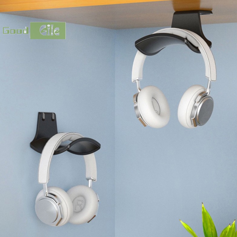 ShaOu Wall Mounted Headphone Hanger Universal Headset Holder Under Desk ...