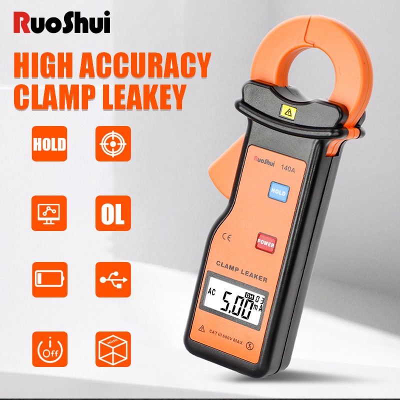 Digital Clamp Meter High Accuracy Leakage AC DC New In 2023 Current ...